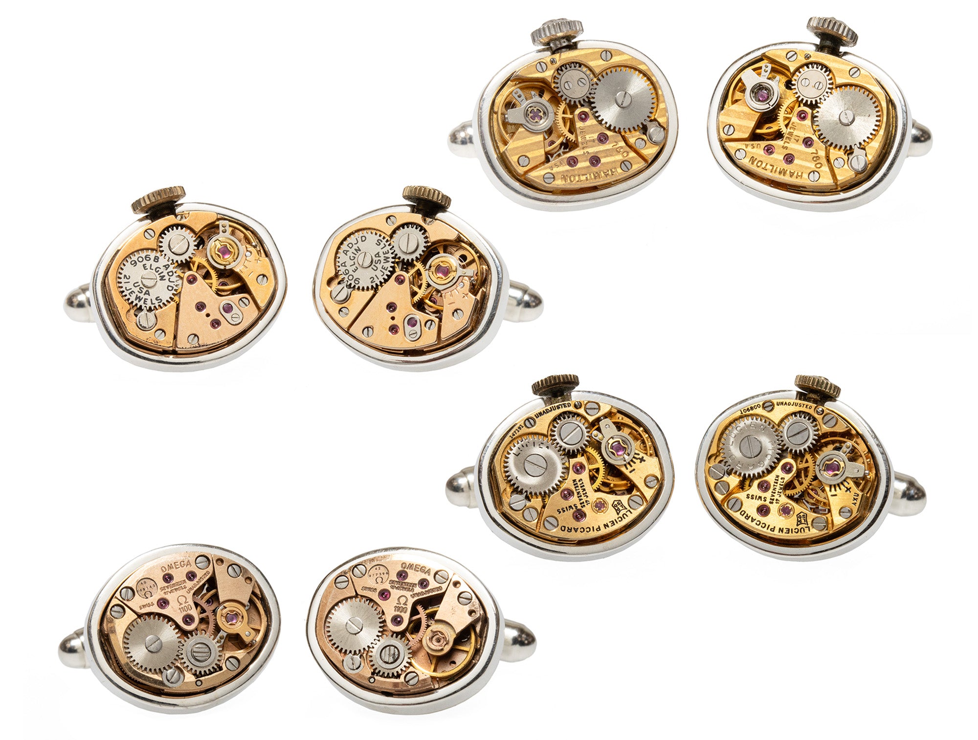 Vintage Watch Movement Cuff Links - Collector's Edition