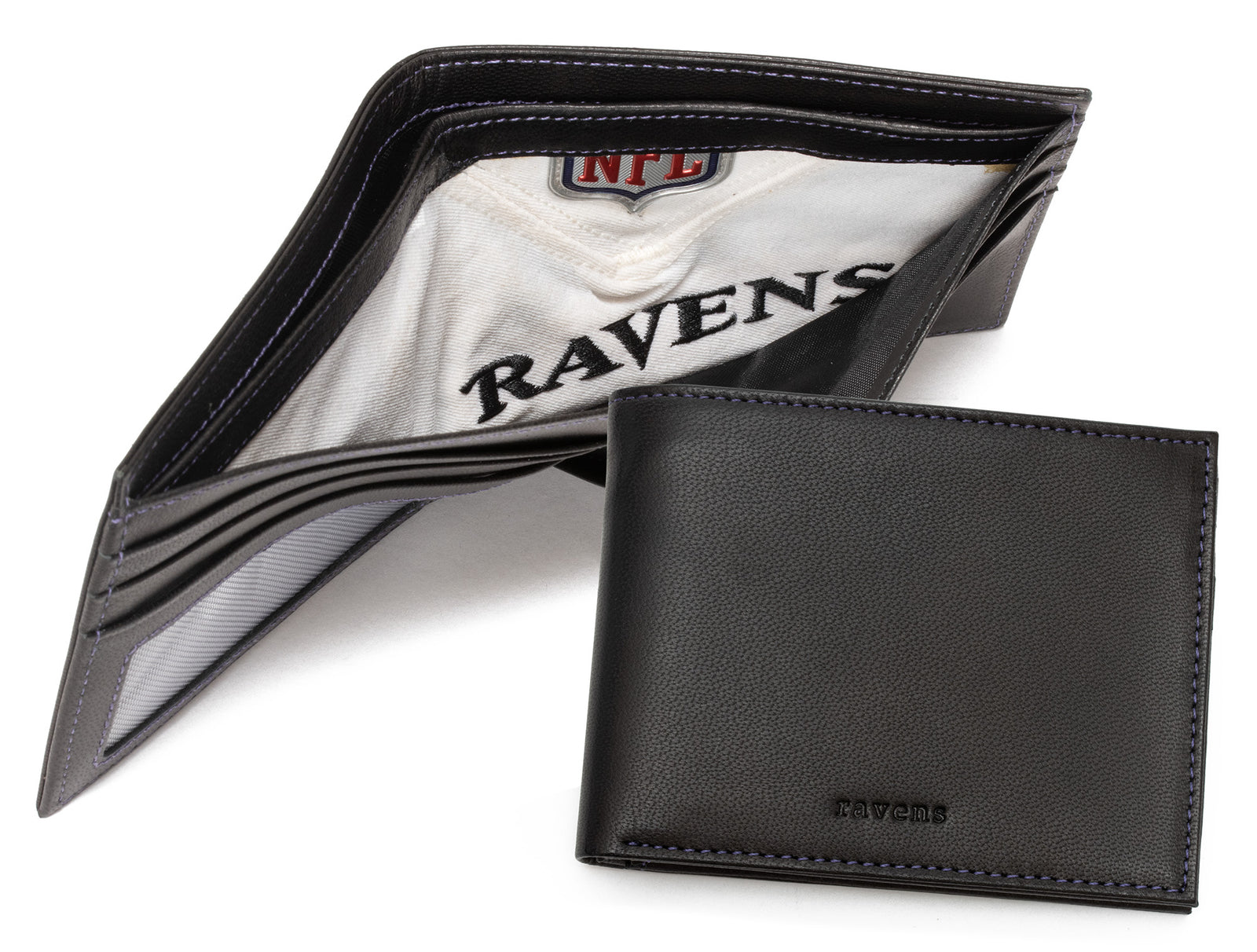 NFL Game Used Uniform Emblem Billfold Wallet