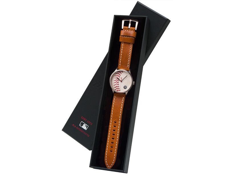 MLB Game Used Baseball Watch
